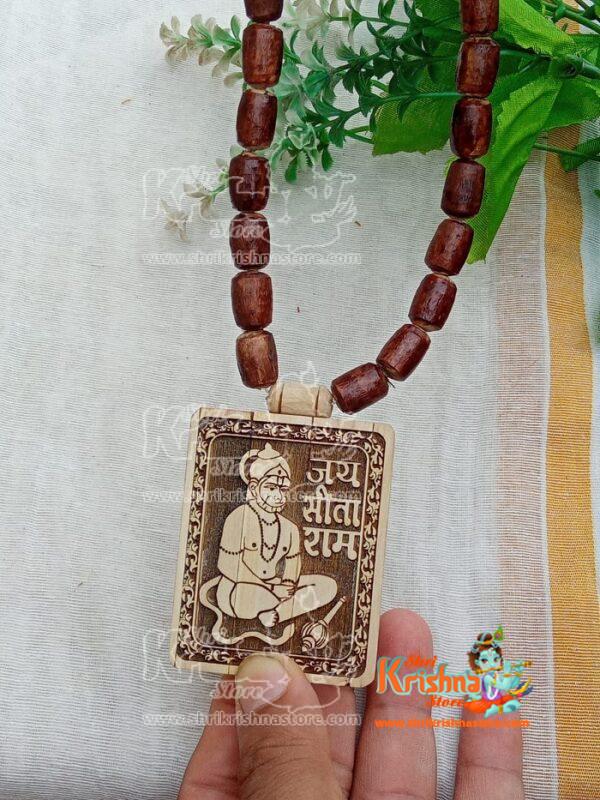 Jai Hanuman Baba Pure Tulsi Locket Mala