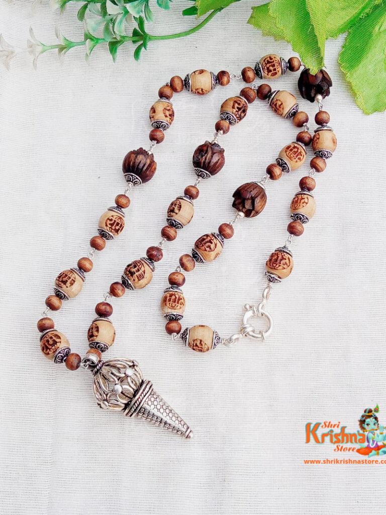 Hanuman Baba Gada Silver Pendant For Men
