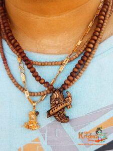 Shri Krishna Bansuri Tulsi Locket Mala