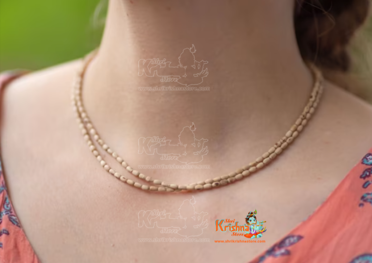 Elegant Double String Shyama Tulsi Kanthi Mala