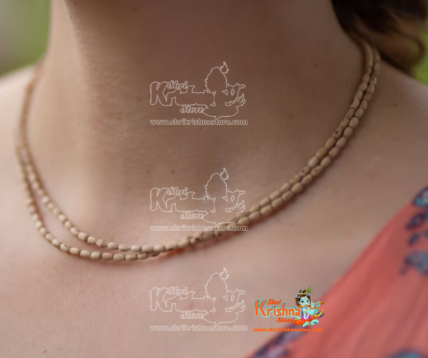 Elegant Double String Shyama Tulsi Kanthi Mala