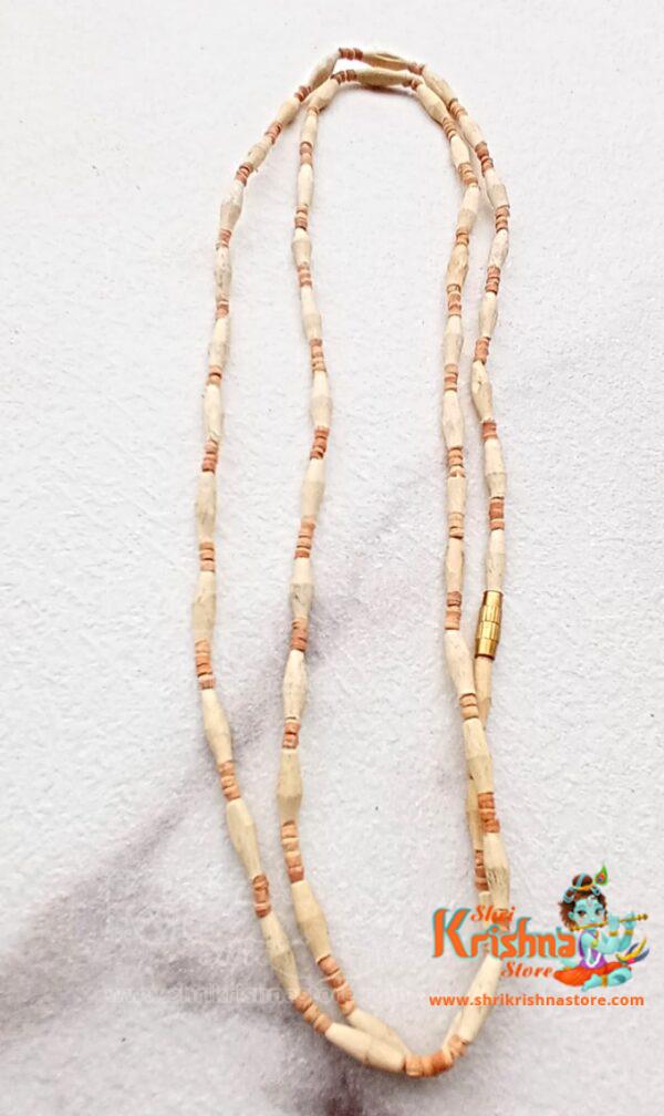 Beautiful Design 2 Round Kanthi Mala for Women 1mm Oval Shaped Beads