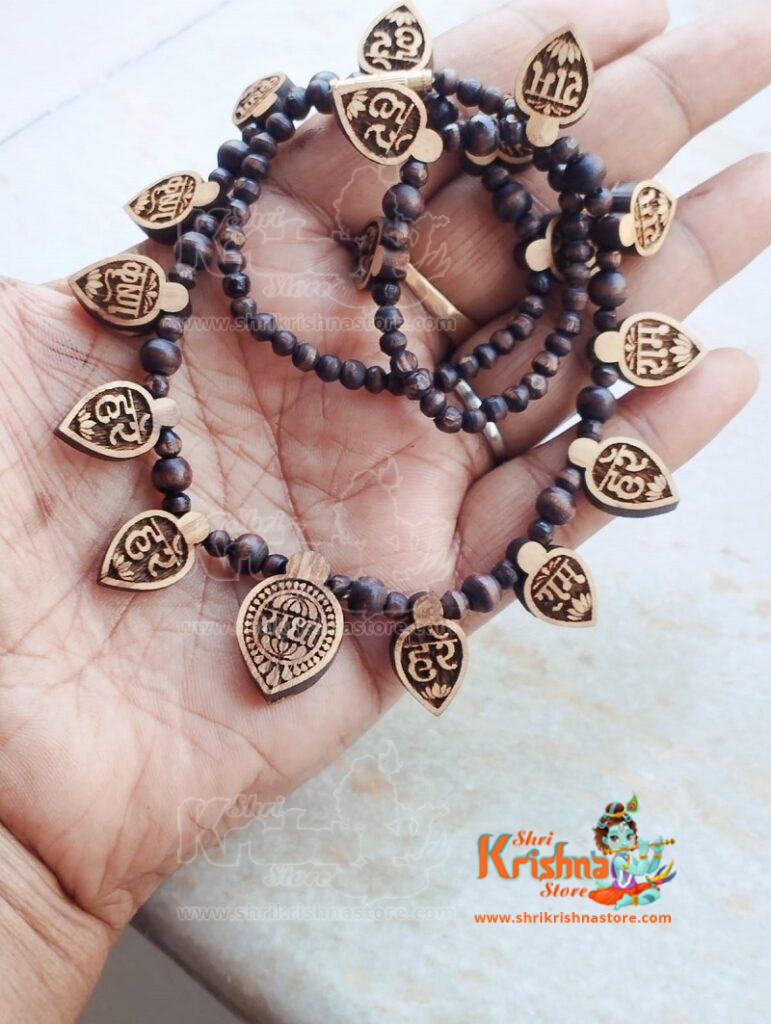 Tulsi Necklace-Hare Krishna Maha Mantra Mala