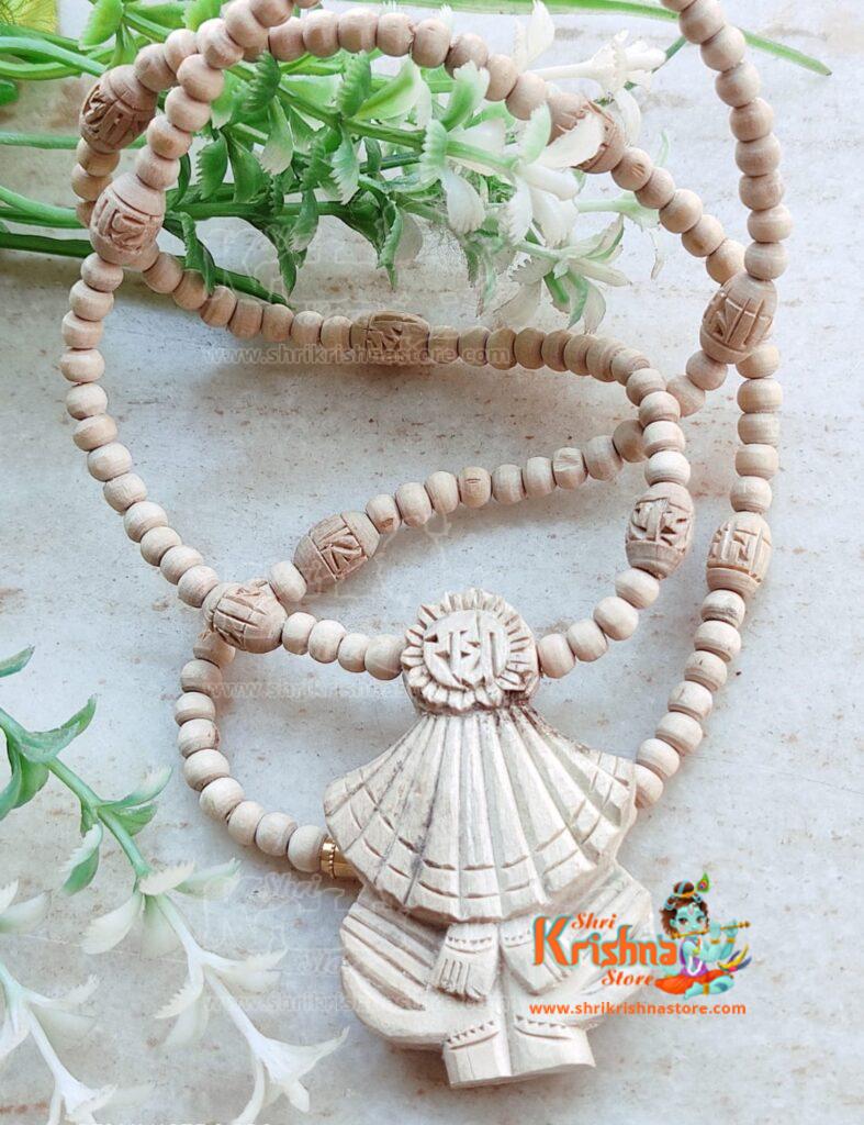 Tulsi Neck Mala WitH Radha Rani Charan Locket
