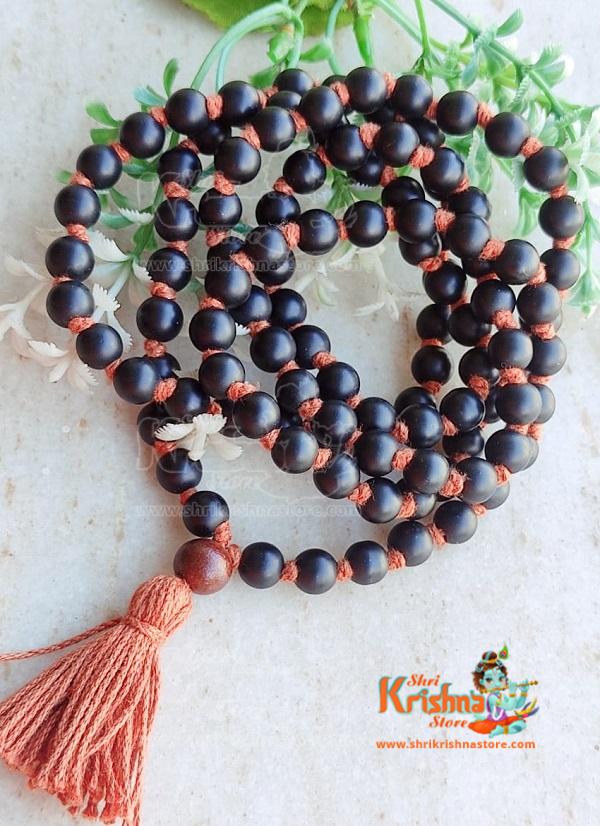 Shaligram Japa Mala 108 + 1 Beads – Premium