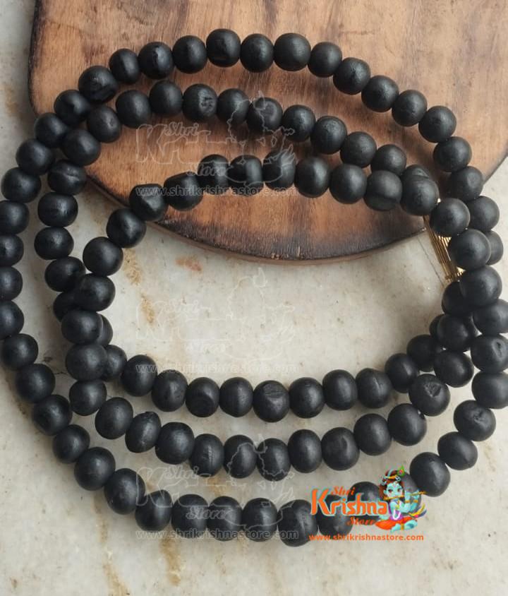 100% Natural Karungali Malai – Black Ebony Wood Mala